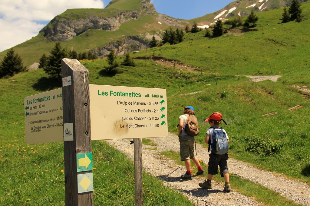 randonnée montagne la clusaz aravis manigod